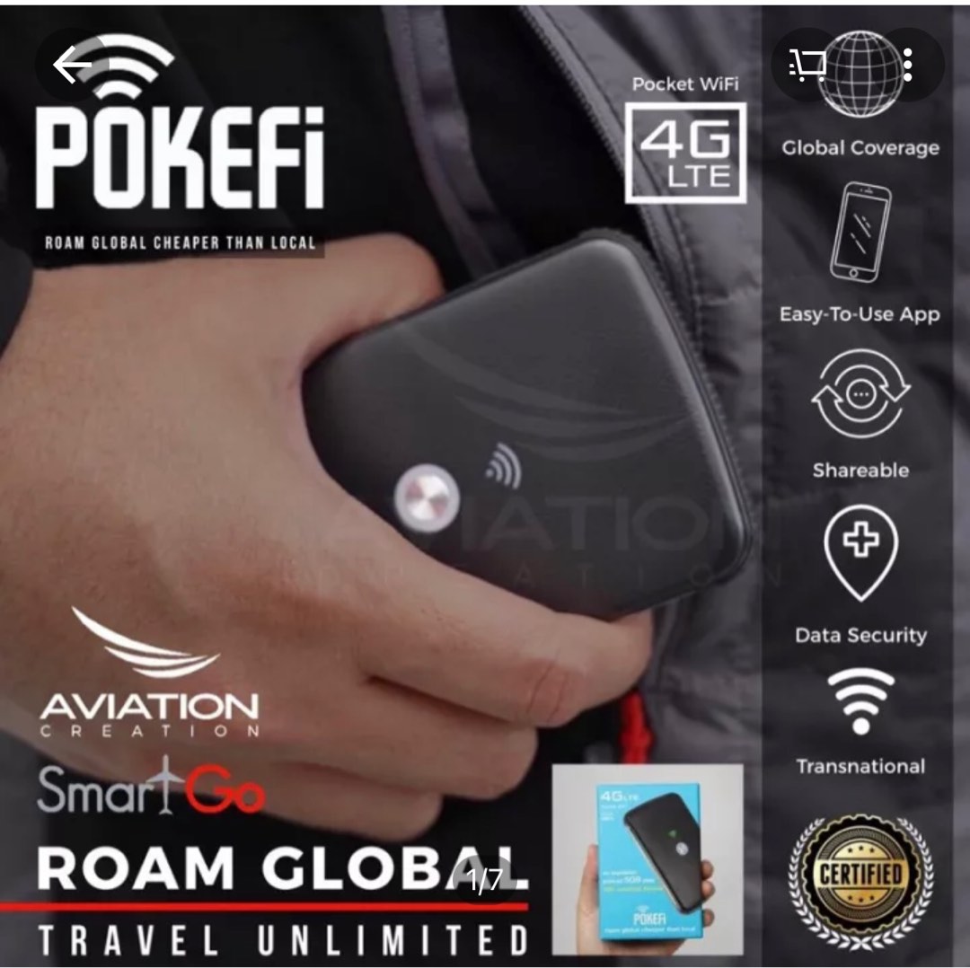 全新 Pokefi 隨身無線路由器, 電腦＆科技, 商務用科技產品 - Carousell