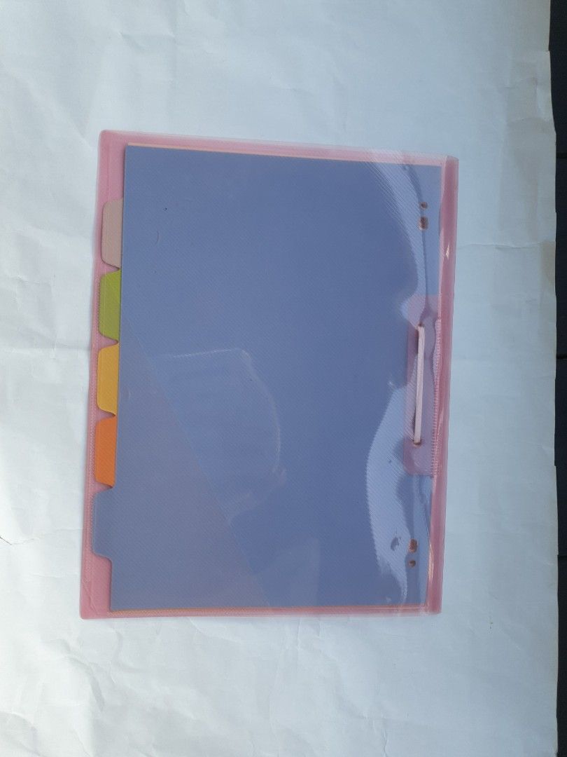 3 nos. A4 Plastic file with colour divider, Hobbies & Toys, Stationery ...