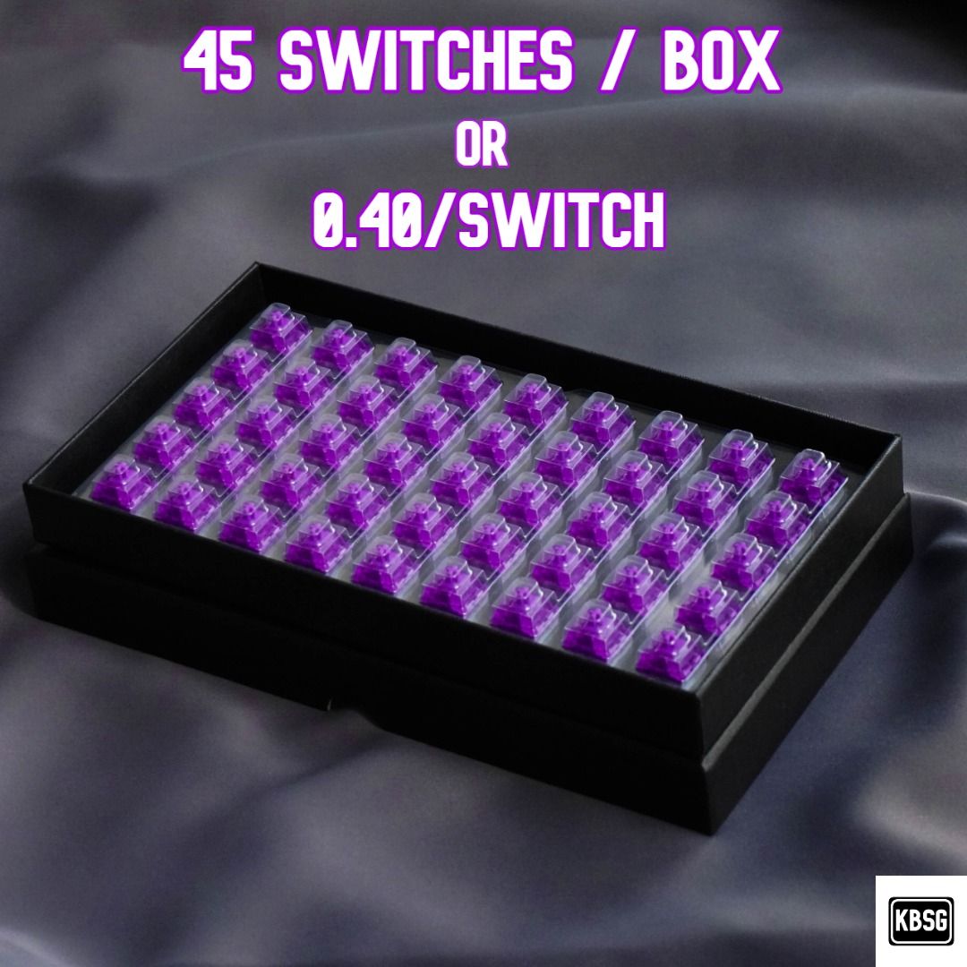 Akko Lavender Purple switch for mechanical keyboard, Computers & Tech ...