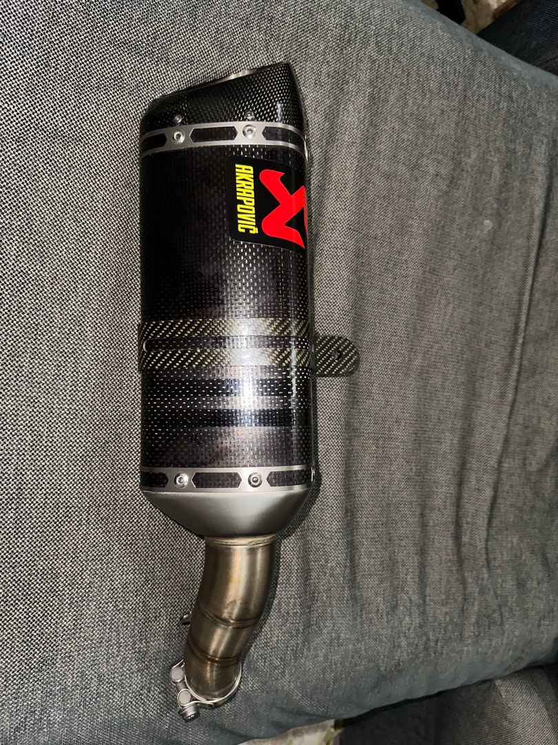 Akrapovic Exhaust Pipe for R3/MT-03, Motorcycles, Motorcycle ...
