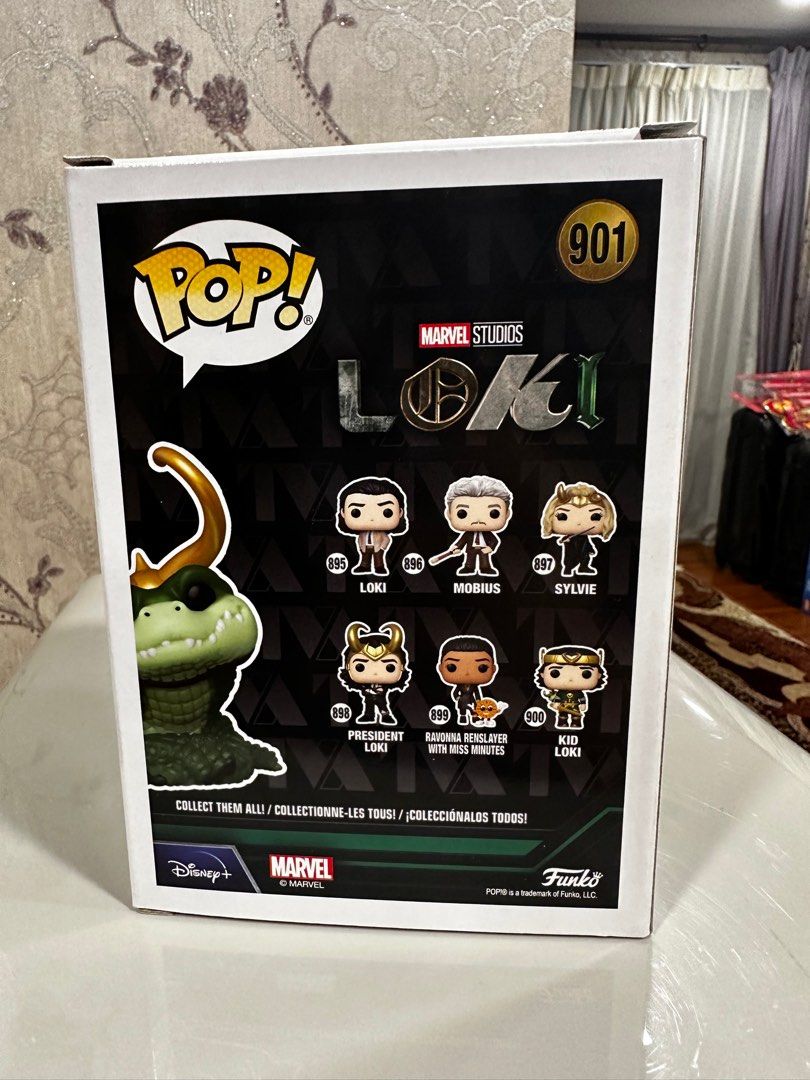 Alligator Loki Special Edition Funko Pop With Box Disney+ Marvel Loki ...