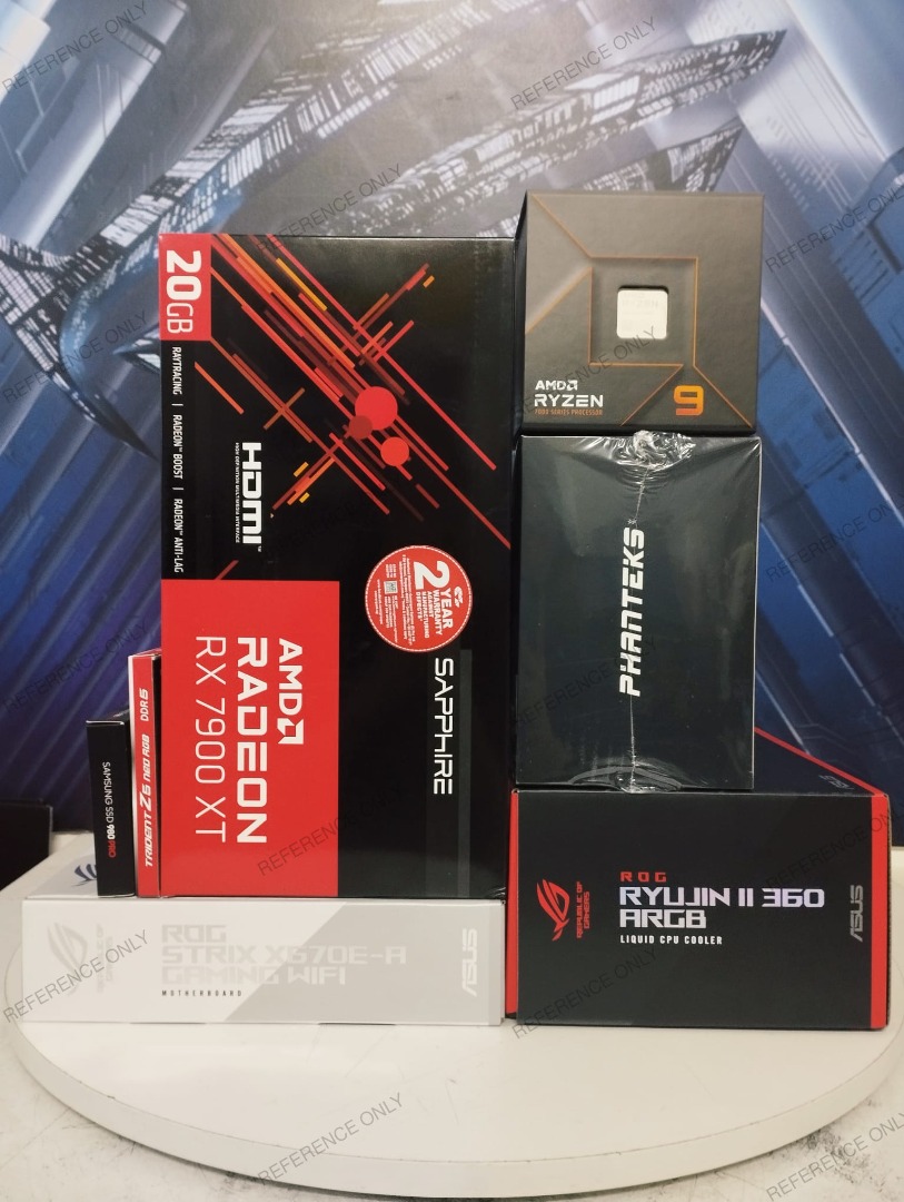 AMD Ryzen 9 7950X Sapphire Radeon RX 7900 XT Gaming Custom High End ...