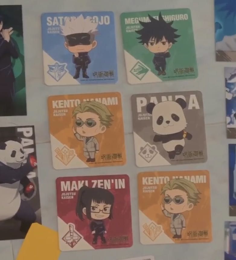 aniplus jjk cafe coaster benefit jujutsu kaisen, Hobbies & Toys ...
