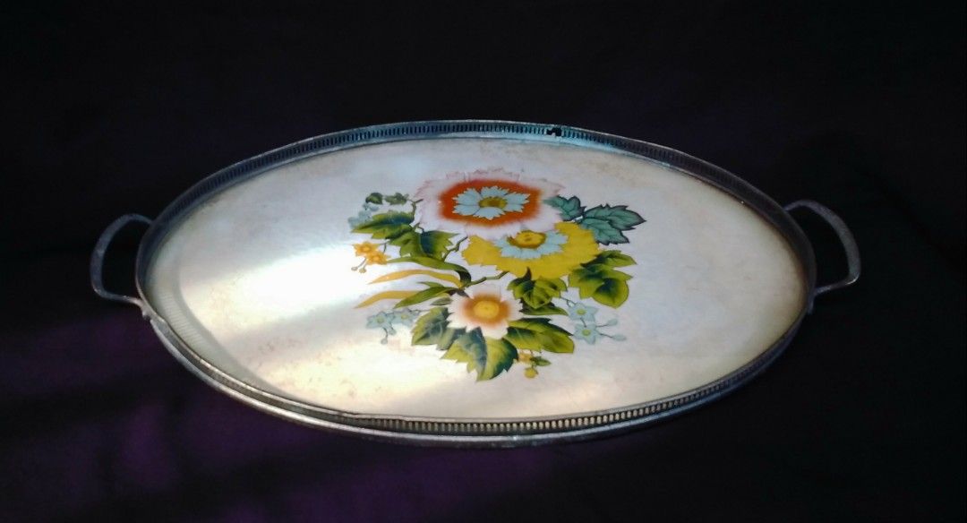 Antik porcelain tray 50s, Hobbies & Toys, Collectibles & Memorabilia ...