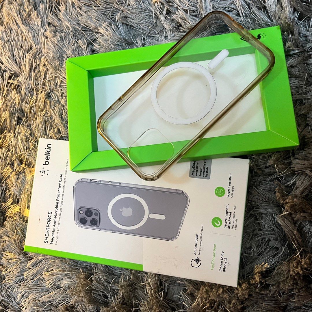 Apple iPhone 12 / 12 Pro Belkin SHEERFORCE Magsafe Case, Mobile Phones ...