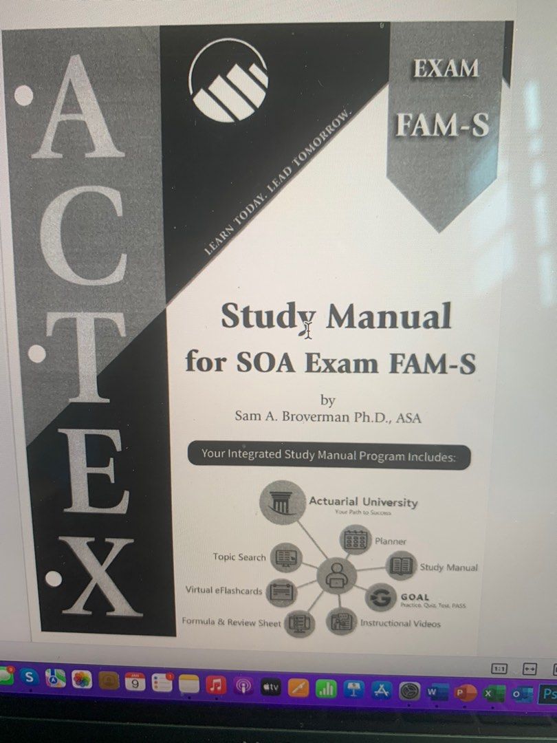 ASM/ ACTEX SOA Exam FAM/ FAM-S/ FAM-L Study Manual, Hobbies & Toys, Books & Magazines, Textbooks ...