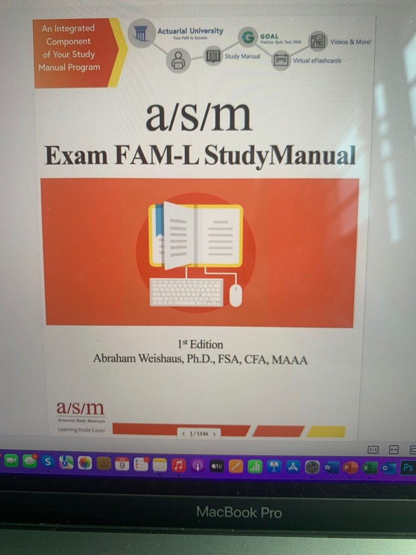 ASM/ ACTEX SOA Exam FAM/ FAM-S/ FAM-L Study Manual, Hobbies & Toys, Books & Magazines, Textbooks ...