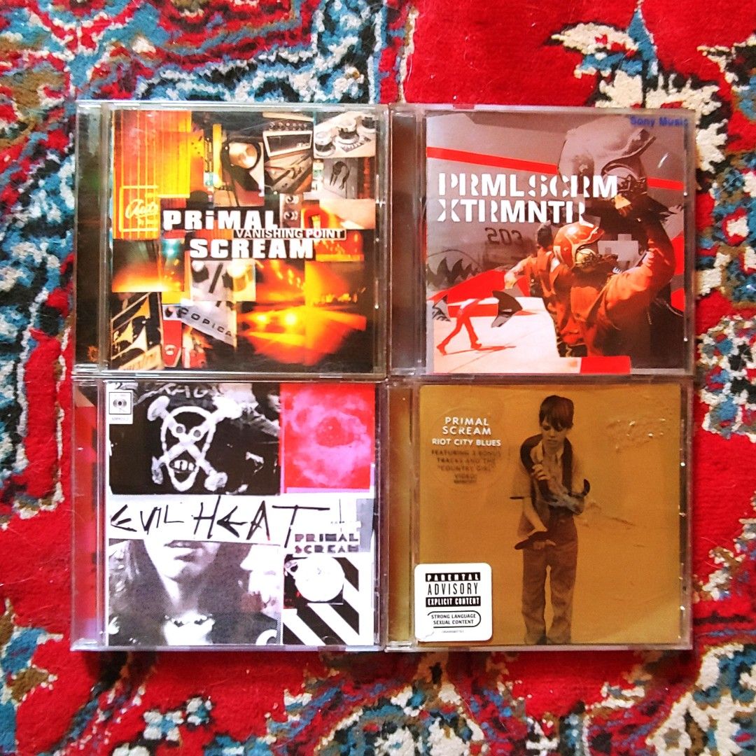 Assorted Primal Scream CD Albums, Hobbies & Toys, Music & Media, CDs & DVDs on Carousell