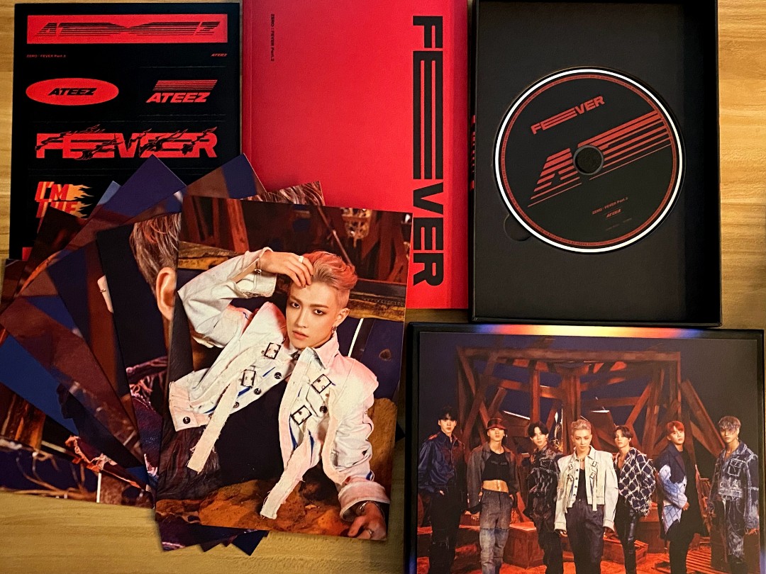 Ateez Fever Part2 Unsealed Album, Hobbies & Toys, Memorabilia ...