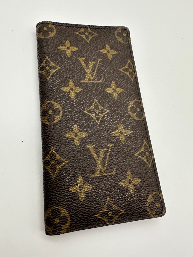 Authentic Louis Vuitton LV Checkbook Wallet, Luxury, Bags & Wallets on ...
