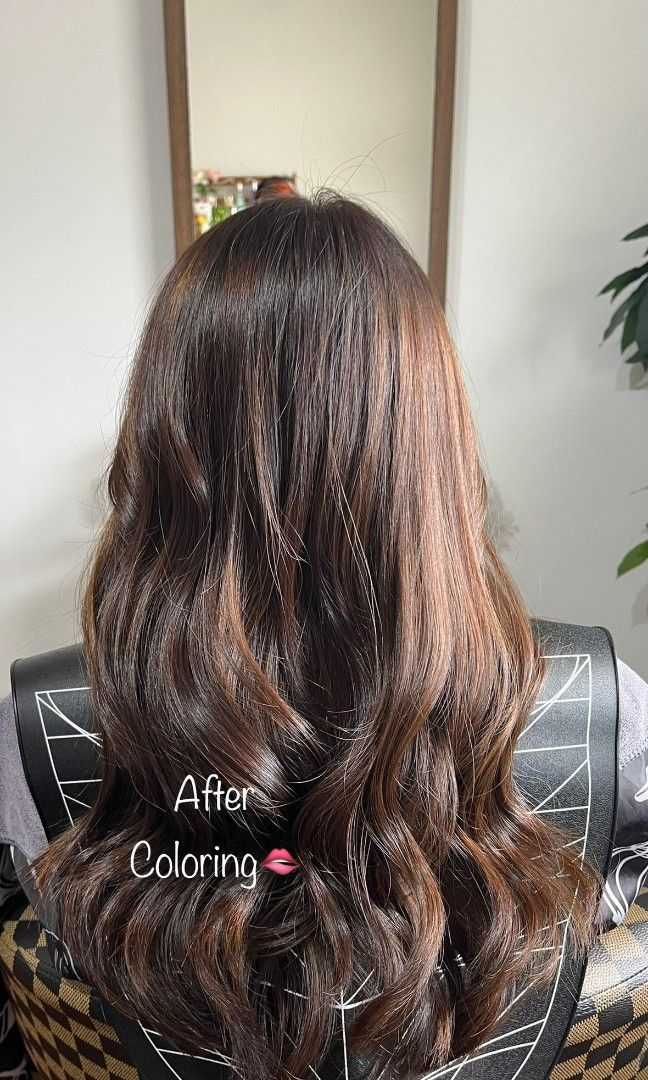Balayage highlight without bleach included hair cut, Beauty & Personal ...