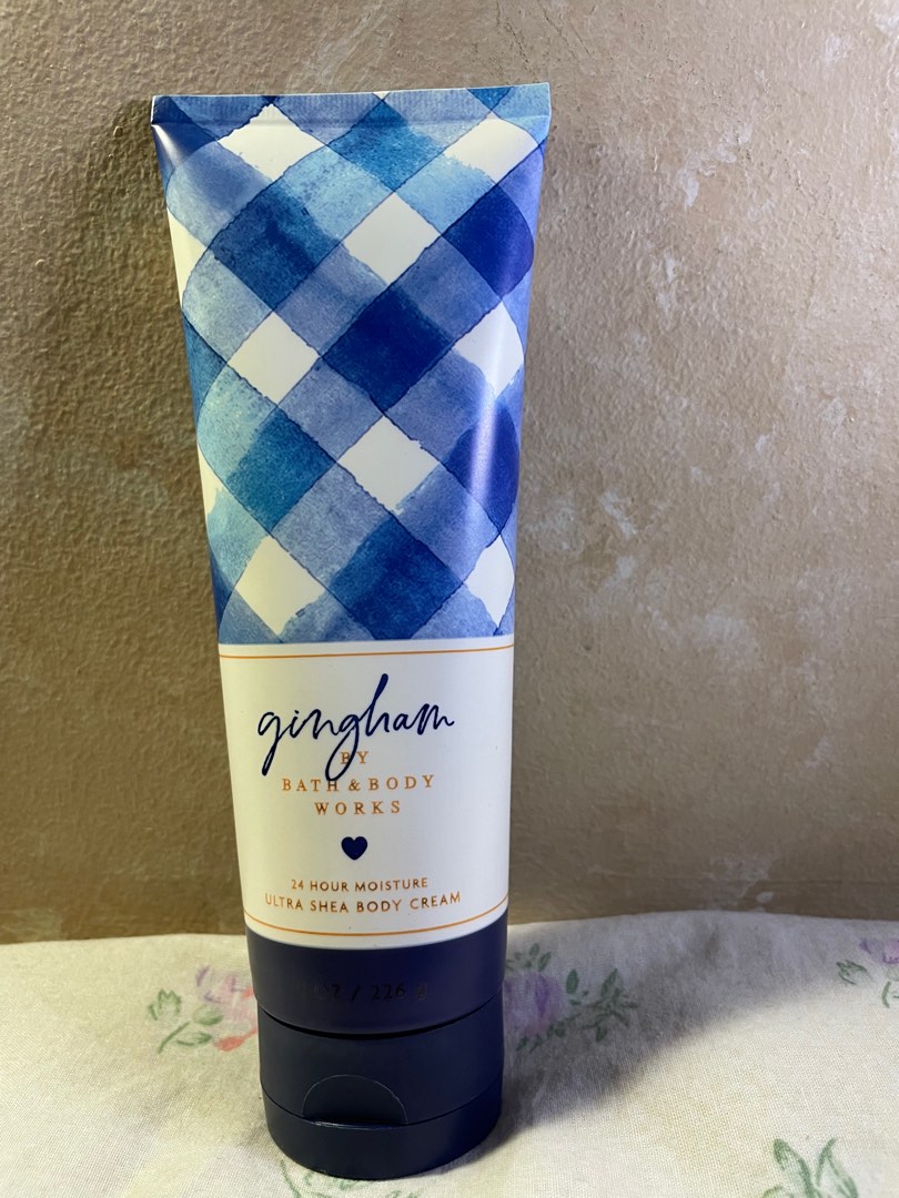 Bath & Body Works Gingham Body Cream, Beauty & Personal Care, Bath & Body, Body Care on Carousell