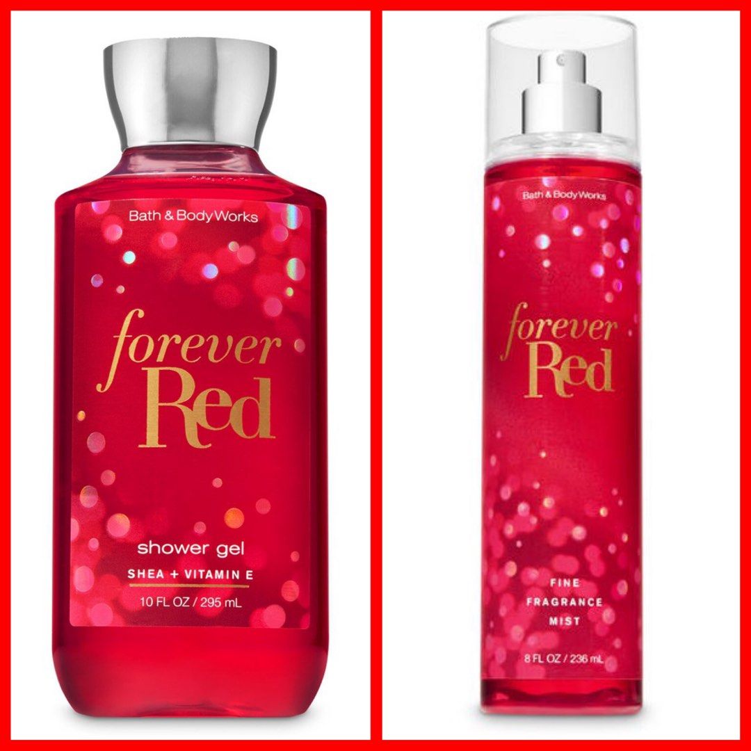 COMBO SET Bath & Body Works Forever Red Combo Set, Beauty & Personal ...