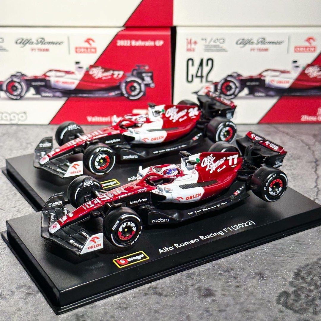 Bburago F1 Diecast Racing Car Model 2022 Series, 興趣及遊戲, 玩具 & 遊戲類 ...