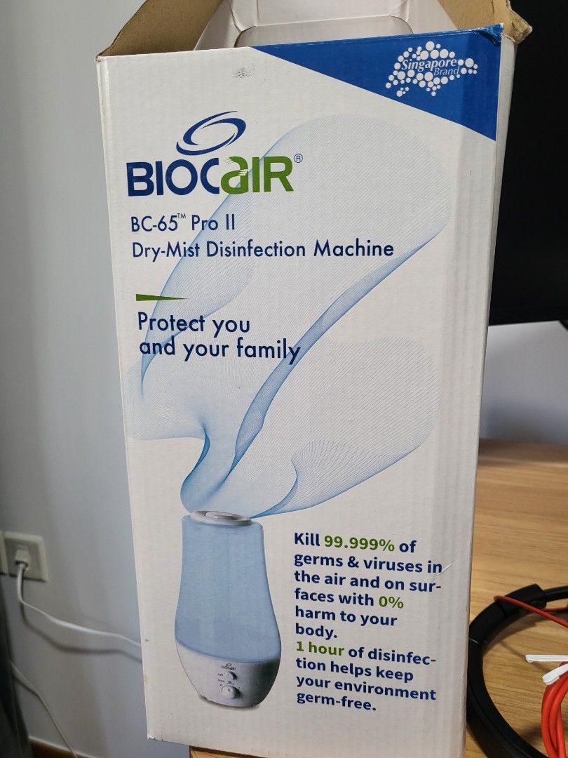 Biocair bc-65 pro is dry mist disinfectant machine, Beauty & Personal ...