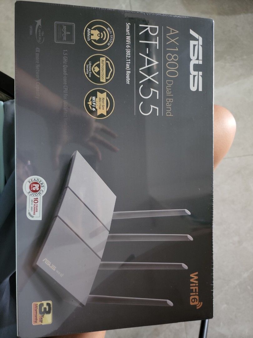BNIB Asus RT-AX55 Wifi 6 Router, Computers & Tech, Parts & Accessories ...