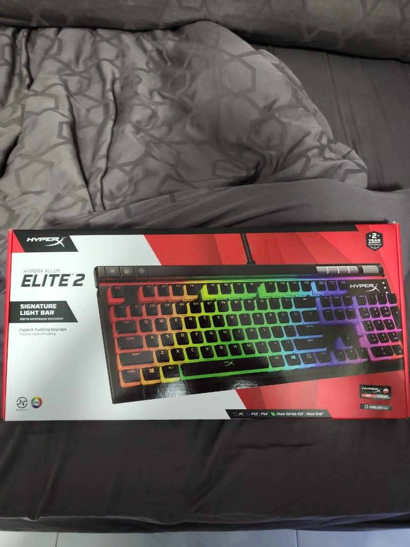 [BNIB] HyperX Alloy Elite 2 Red Switch Pudding Keycap Mechanical ...