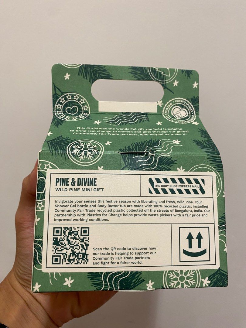 Body Shop Pine & Divine mini gift, Beauty & Personal Care, Bath & Body ...
