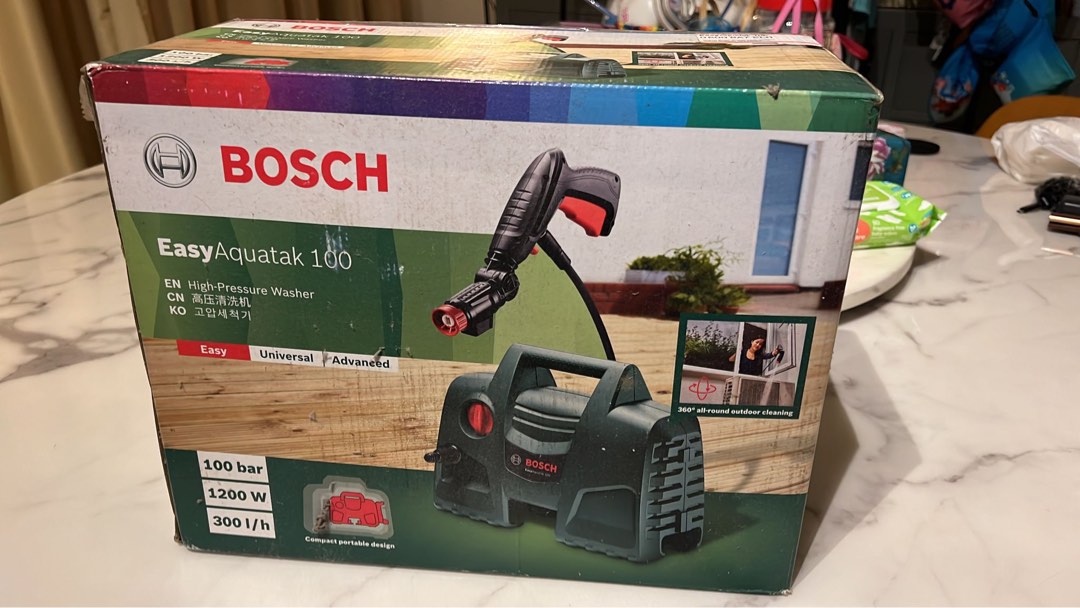 Brand New Bosch High Pressure Cleaner Easy Aquatak 100, Furniture ...
