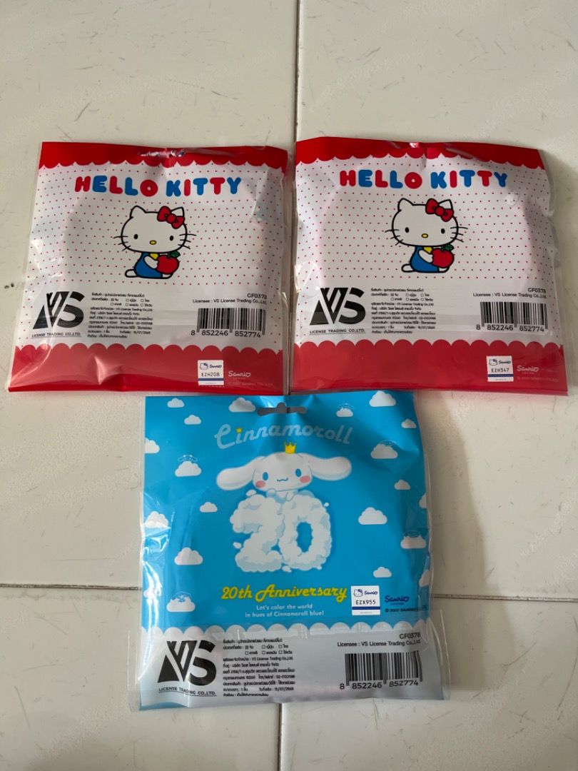 Brand new in packaging Sanrio license hello kitty & cinnamoroll ...
