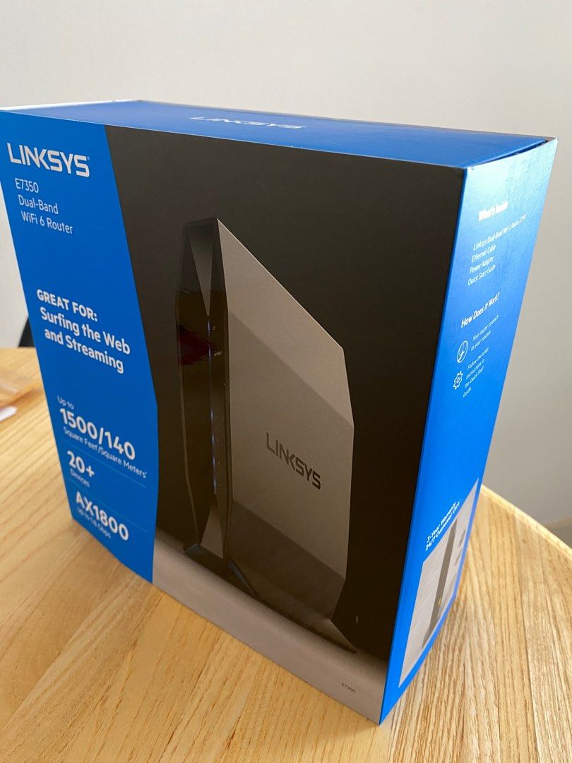 Brand new Linksys wifi 6 router E7350 dual band, Computers & Tech ...