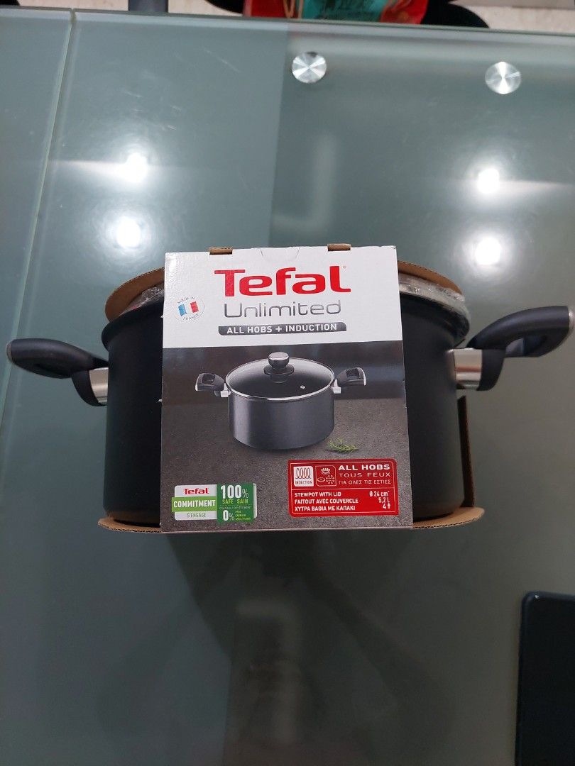 Brand new Tefal pot with lid, Furniture & Home Living, Kitchenware ...
