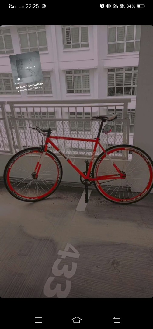 Brandless fixie frame, Sports Equipment, Bicycles & Parts, Bicycles on ...