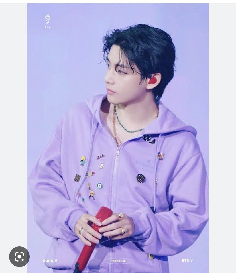 BTS Yet To Come in Busan Zip-up Hoodie ( Lavender ), Hobbies & Toys ...