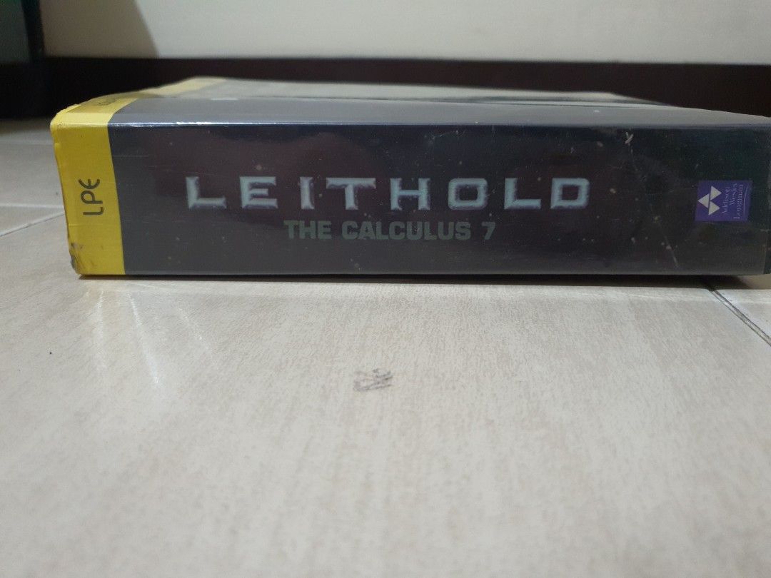 Calculus book Leithold TC7, Hobbies & Toys, Books & Magazines ...