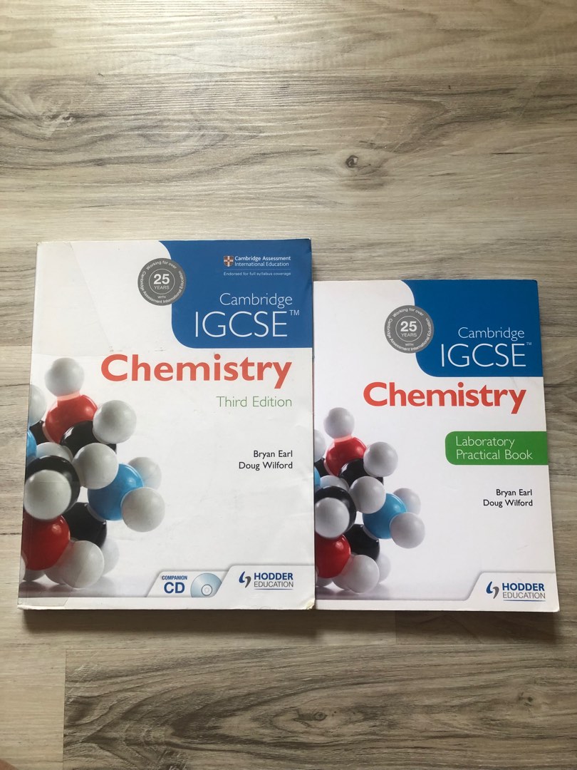 Cambridge Igcse Chemistry Textbook and Laboratory Paractocal book, Hobbies & Toys, Books ...