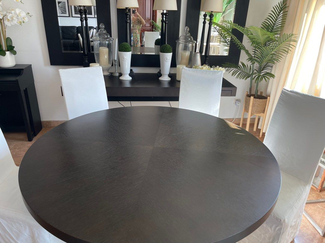 Camerich Domo 6 Seater Dining Table (solid wood!), Furniture & Home ...