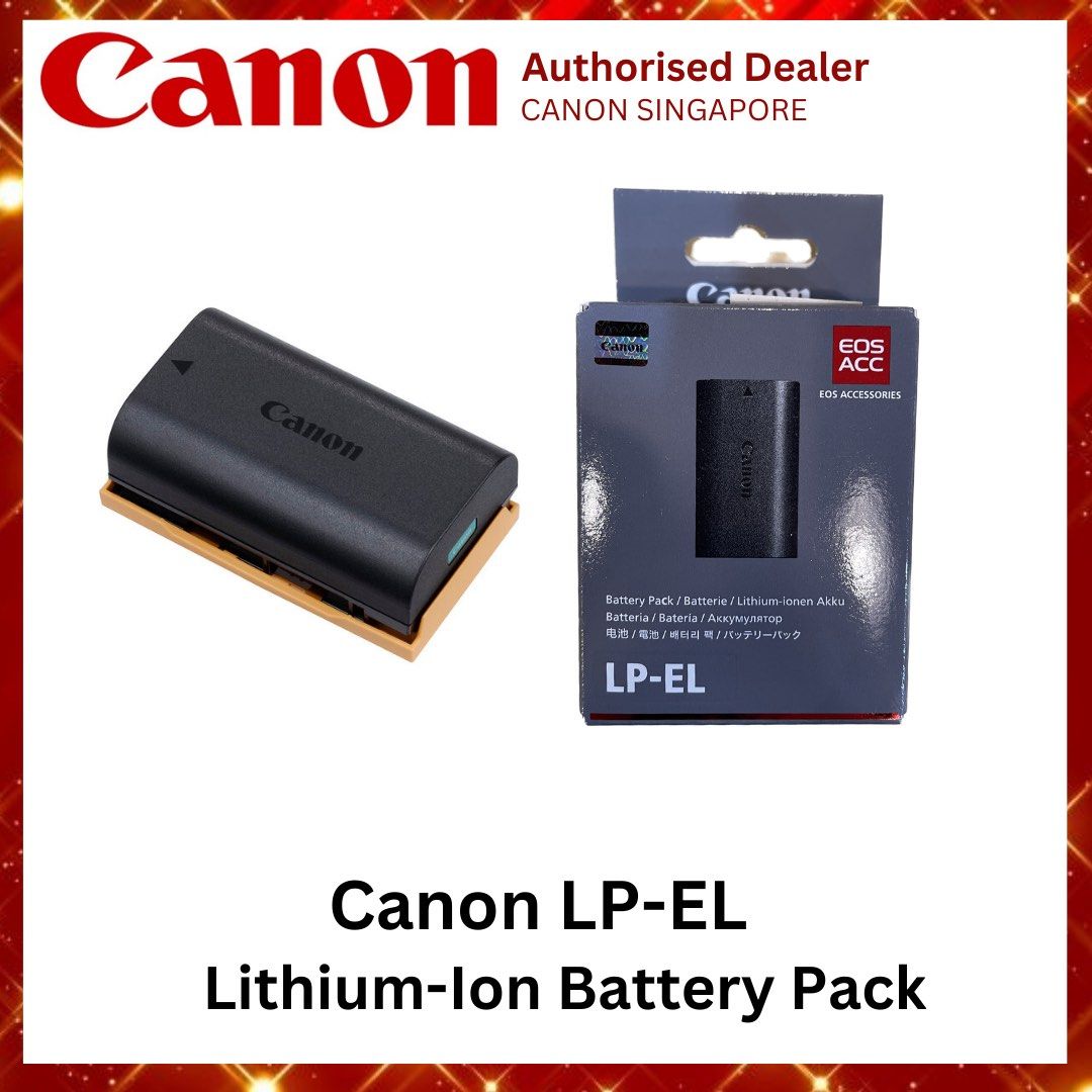 Canon LP-EL Lithium-Ion Battery Pack, Photography, Photography ...