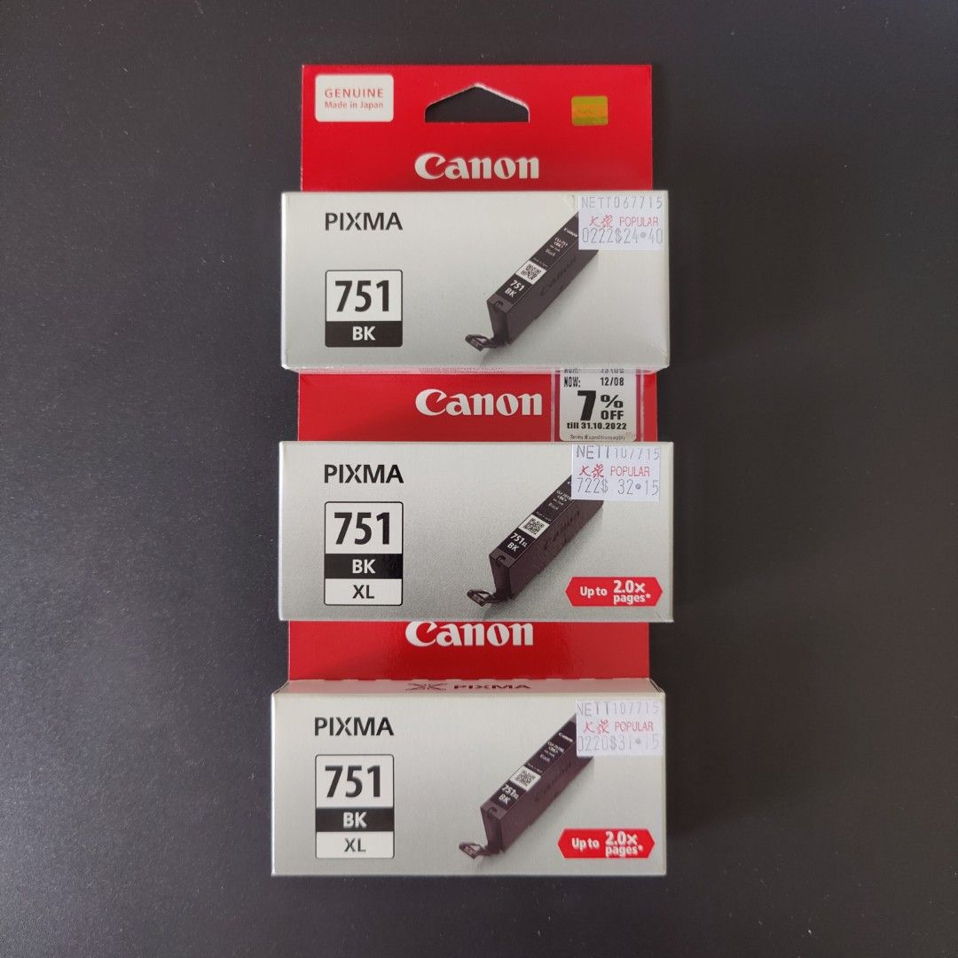 Canon Pixma Black Ink Cartridge Pgi Cmyk Pgi Computers Tech Printers Scanners