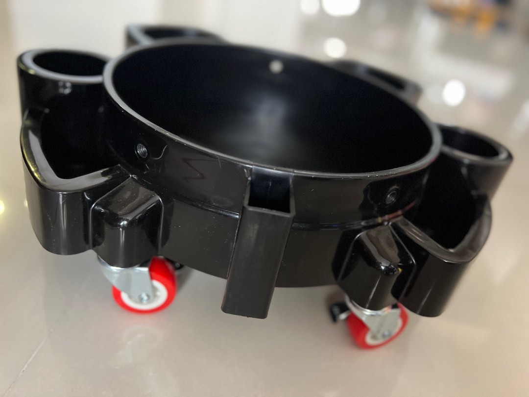 Car wash Pail roller/ dolly, Car Accessories, Accessories on Carousell