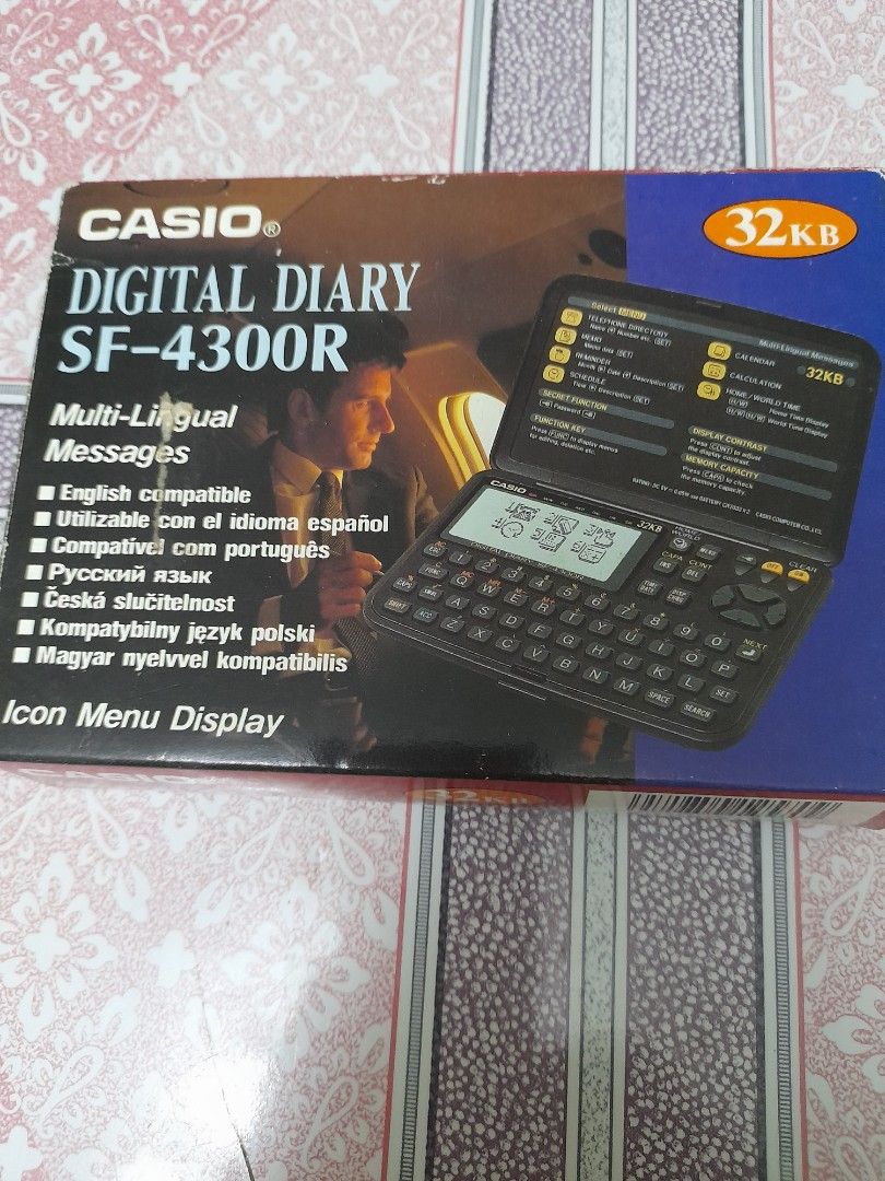 Casio digital diary, 電腦＆科技, 商務用科技產品 - Carousell