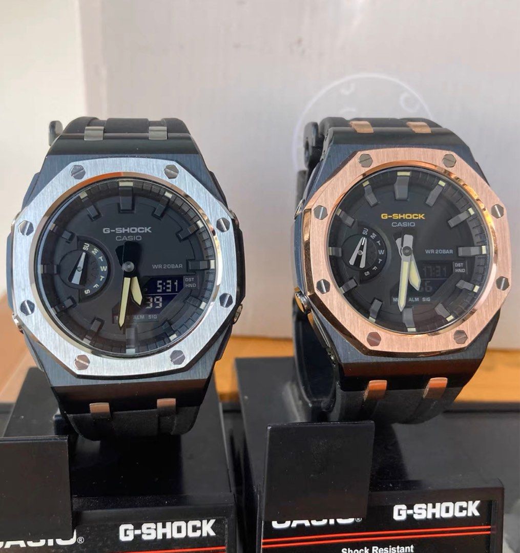 Casio Watch custom mod Casioak ga2100 ga2110 gab2100, Men's Fashion ...