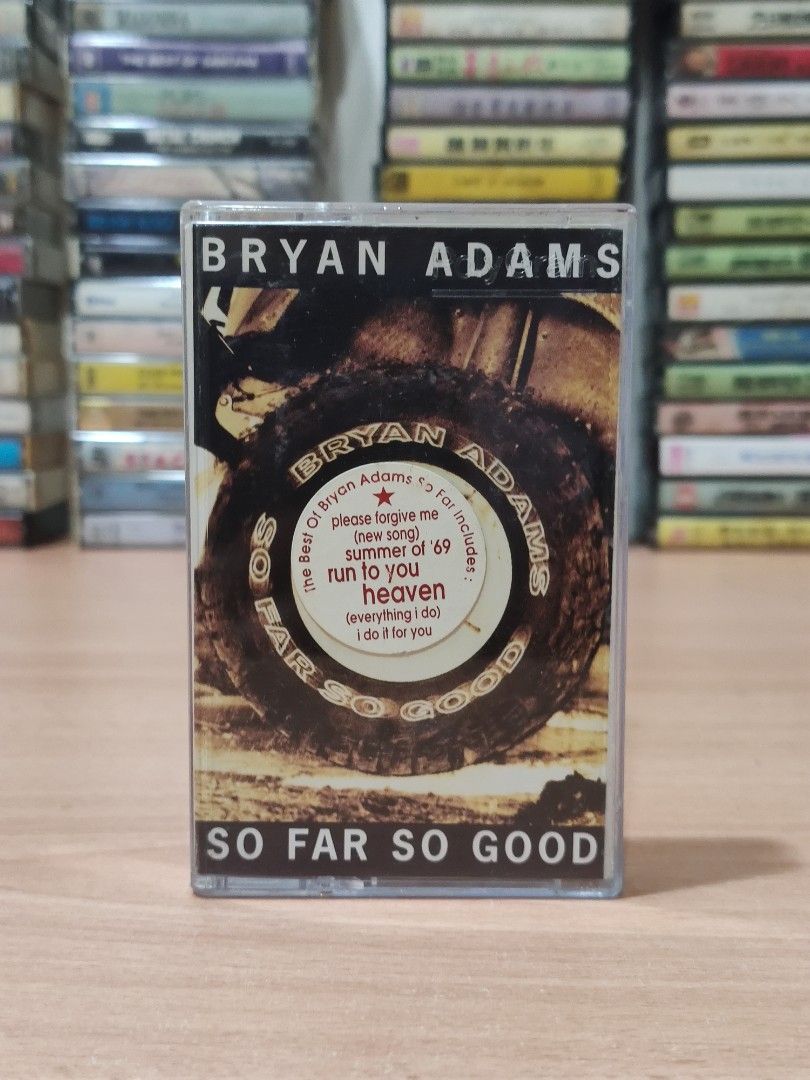 (Cassette) Bryan Adams So Far So Good, Hobbies & Toys, Music & Media, CDs & DVDs on Carousell