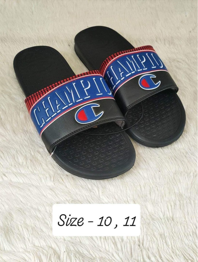 Champion Slides for Men, Men's Fashion, Footwear, Slippers & Slides on ...