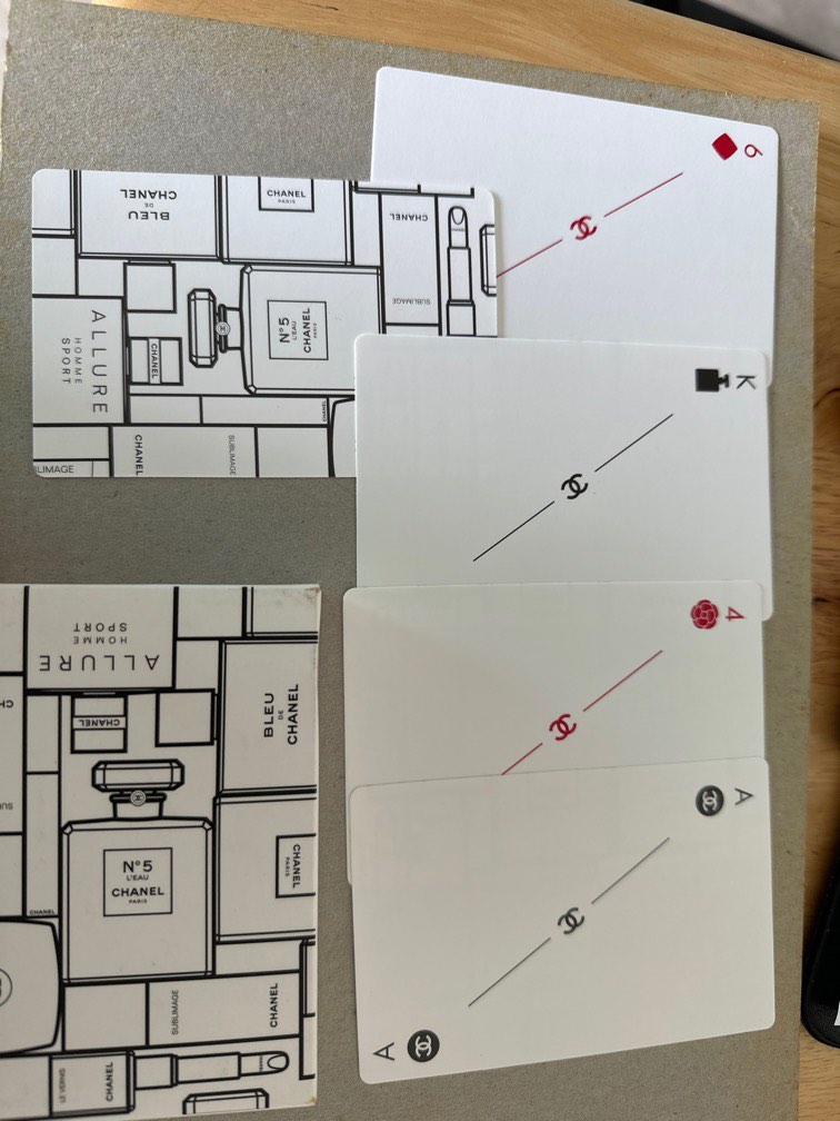 Chanel playing cards- brand new, Sports Equipment, Sports & Games ...