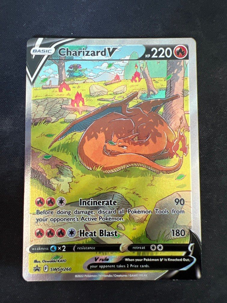 Charizard V UPC Promo, Hobbies & Toys, Toys & Games on Carousell