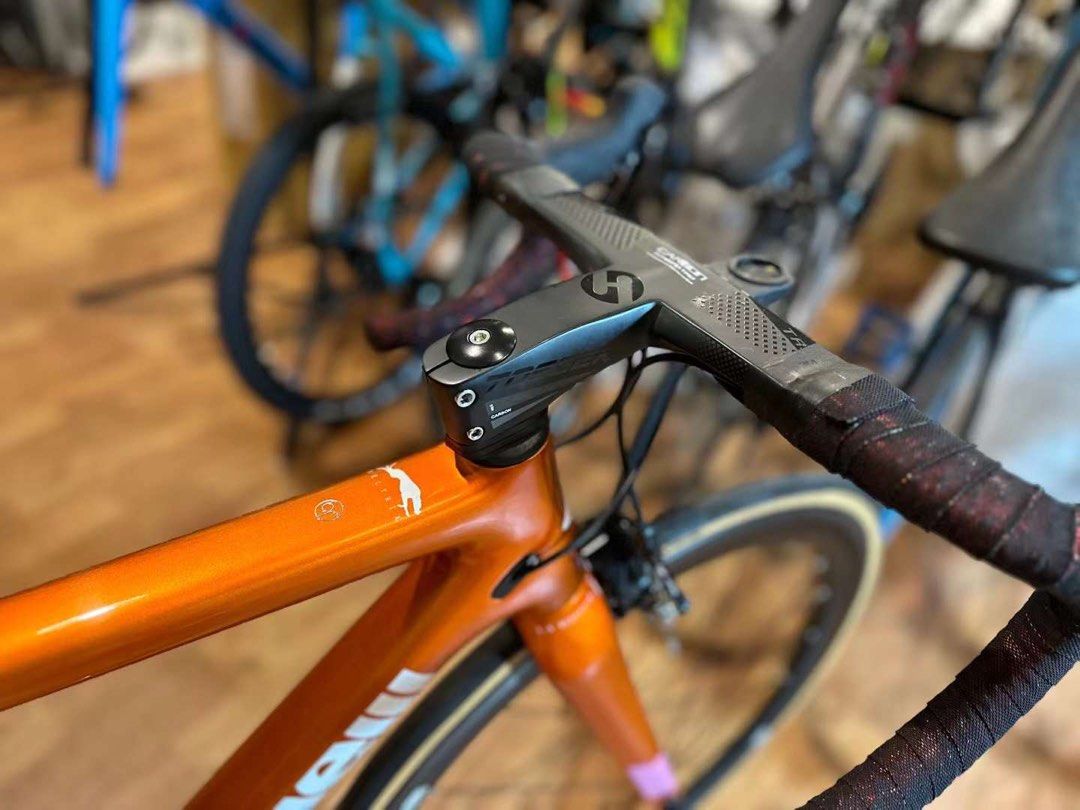 Cinelli veltrix orange full bike size s 52 shimano r7000 105 11 x2 22 ...