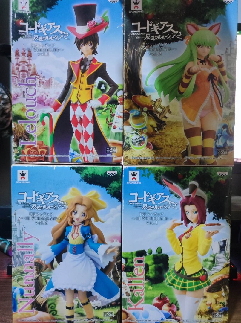 Code Geass Wonderland Lelouch Nunnally Kallen Cc Dx Figure Hobbies And Toys Toys And Games On 