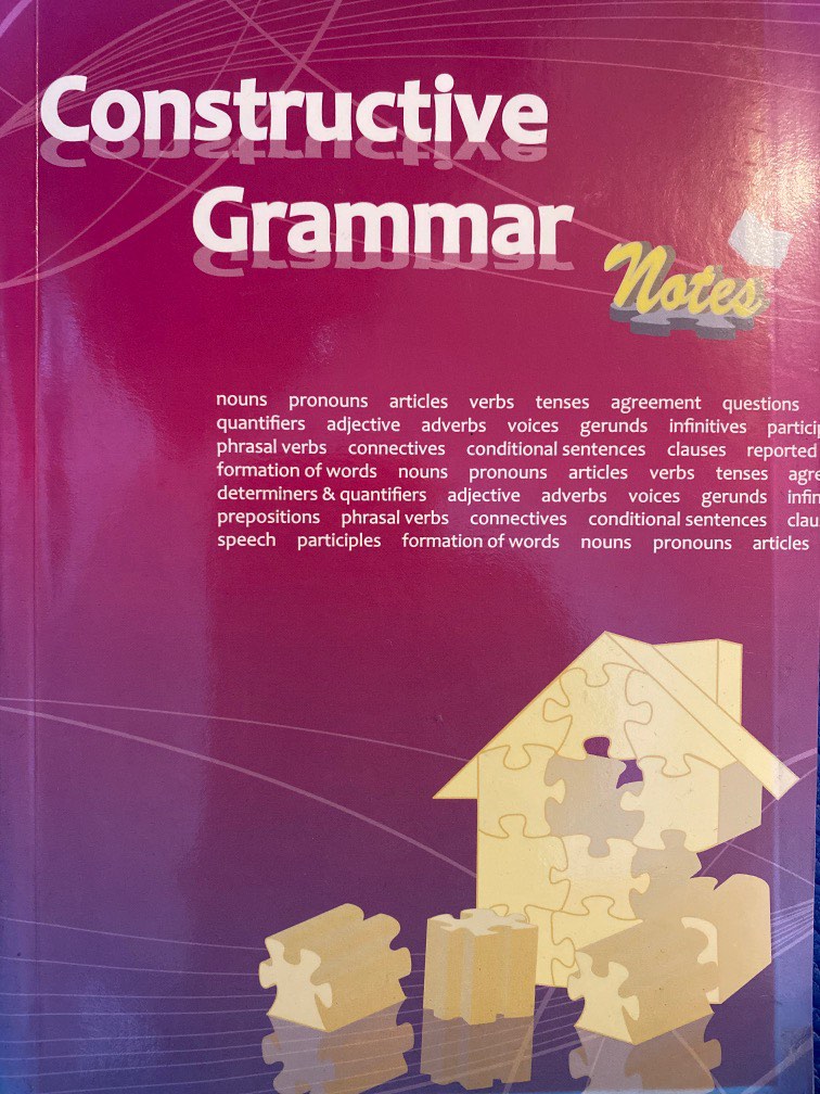 Constructive Grammar Notes 英文筆記, 興趣及遊戲, 書本 & 文具, 教科書 - Carousell
