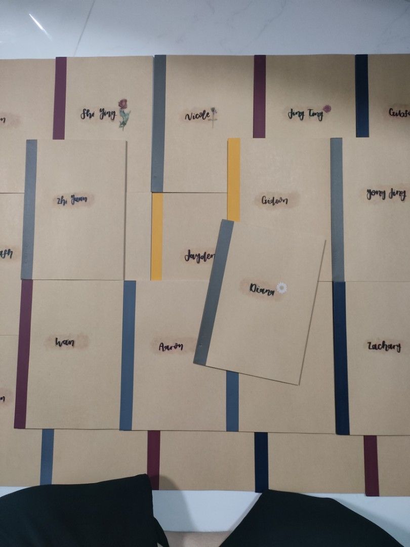 Customise your own Muji Notebooks Korean Floral Events Christmas ...