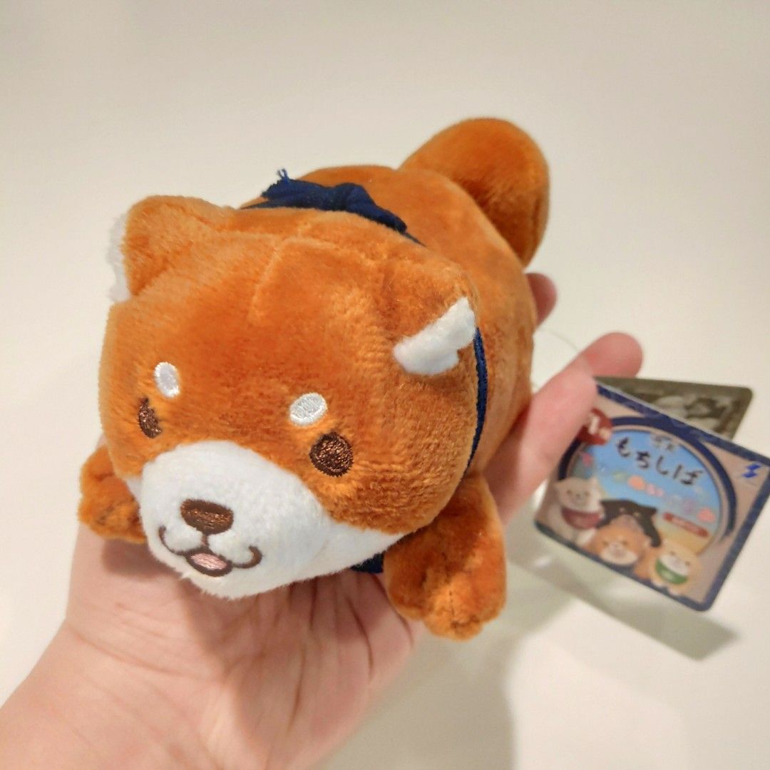 Cute small red Shiba dog puppy plushie Hachiko, Hobbies & Toys, Toys ...