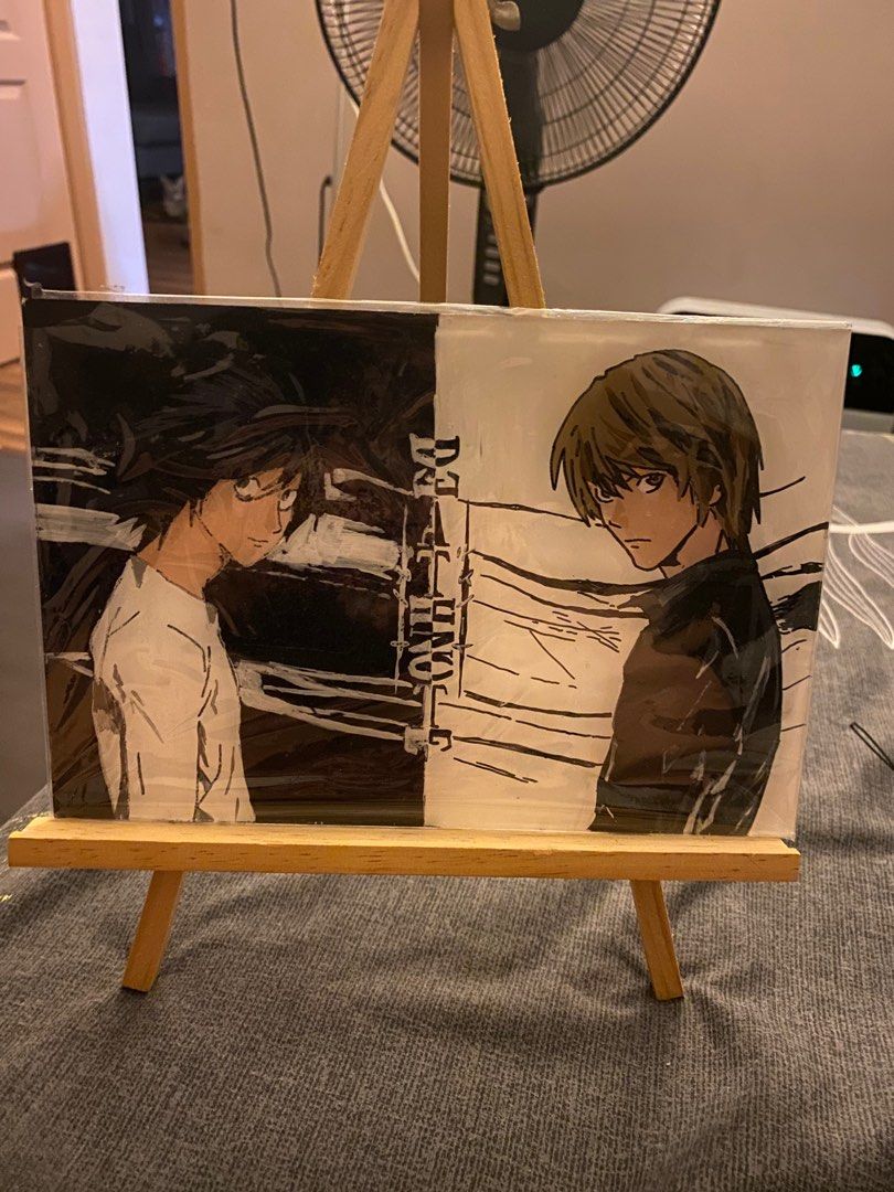 Death Note Handmade Acrylic Painting w/ Stand, Hobbies & Toys ...