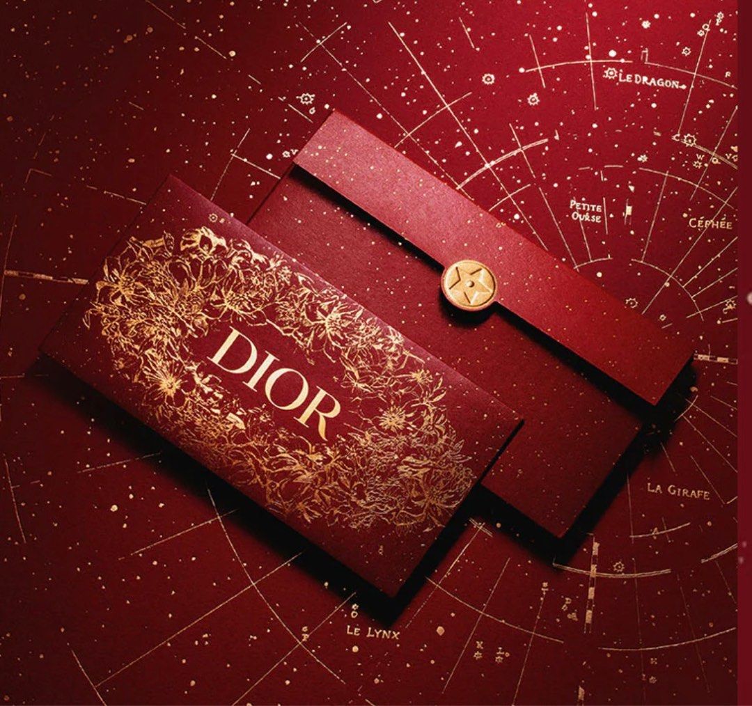 Dior 2023 CNY Red Packets Ang Bao, Luxury, Accessories on Carousell