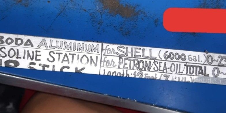 DIPSTICK DIP STICK ALUMINUM GASOLINE STATION FUEL DIESEL FOR 6000 ...