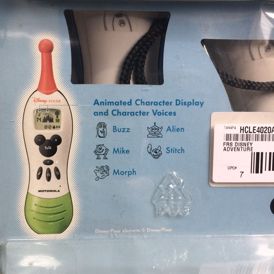 DISNEY PIXAR 2-WAY FRS RADIO Walkie-Talkie NEW 全新迪士尼對講機, 手提電話, 對講機 ...