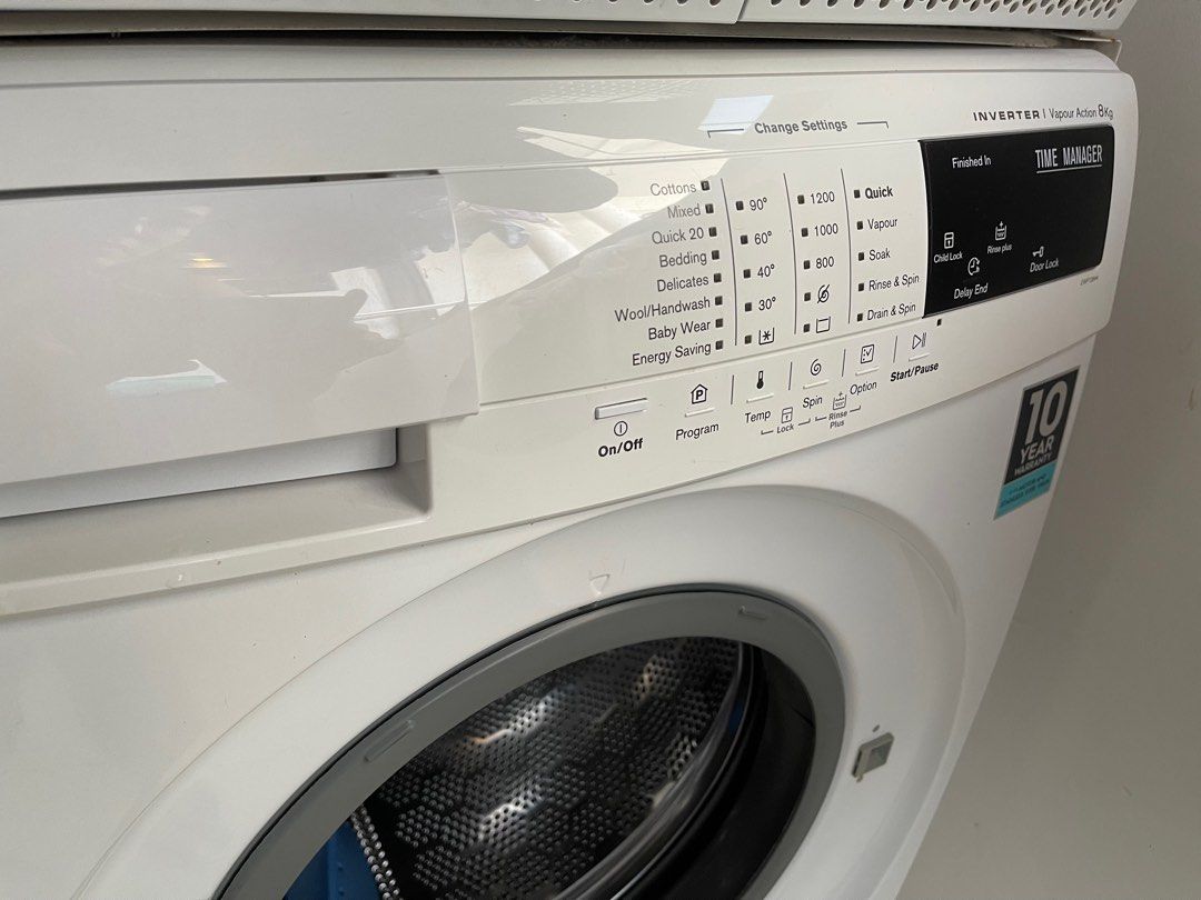 Electrolux EWF12844 Washing Machine 8kg, TV & Home Appliances, Washing ...